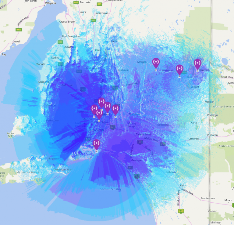 Coverage Maps – Adelaide Repeaterlink Network